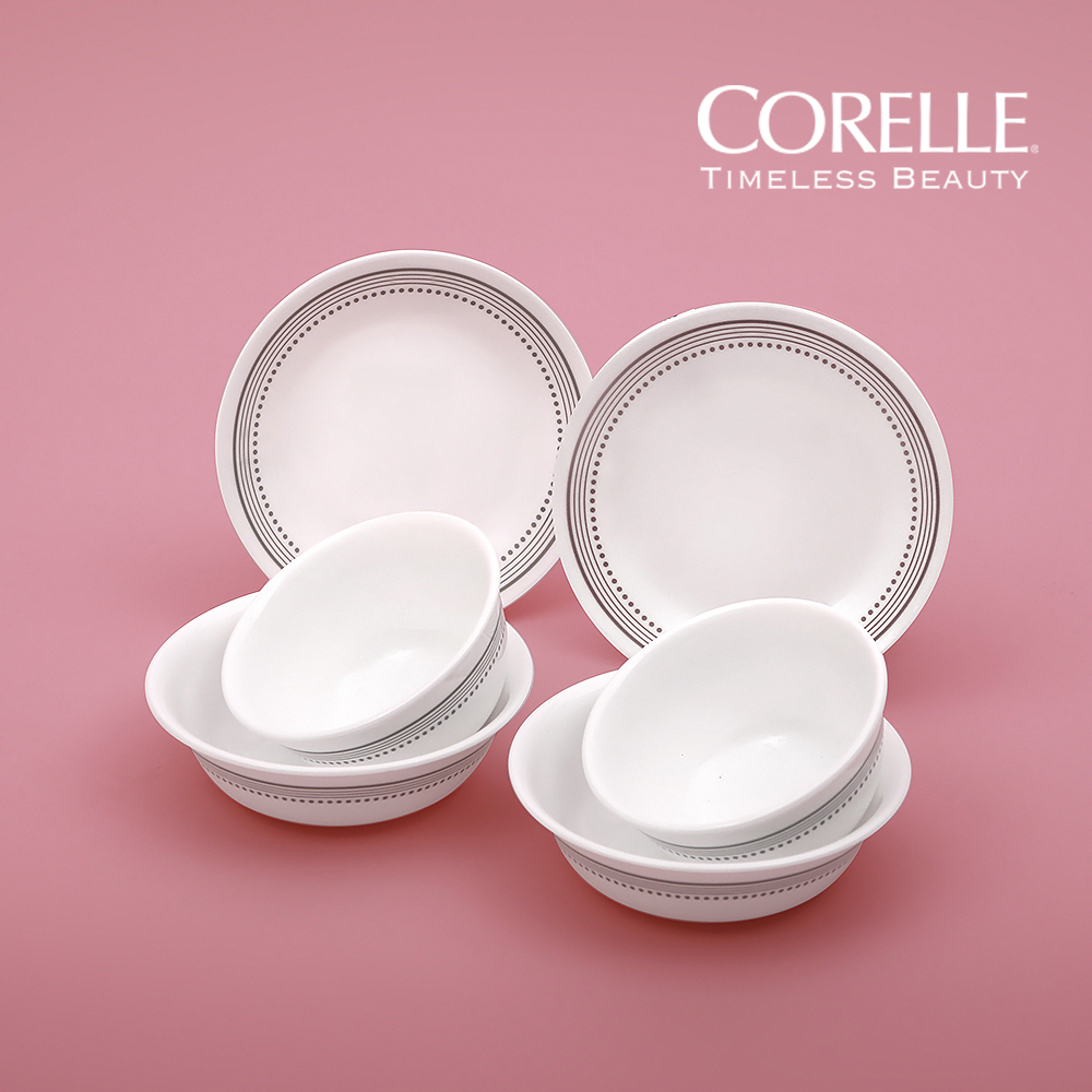 Plates/Home Set > 미스틱 그레이 2인 6p | Conia World